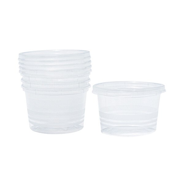 Take away Container 120 ml - Trans Bottom & Cover