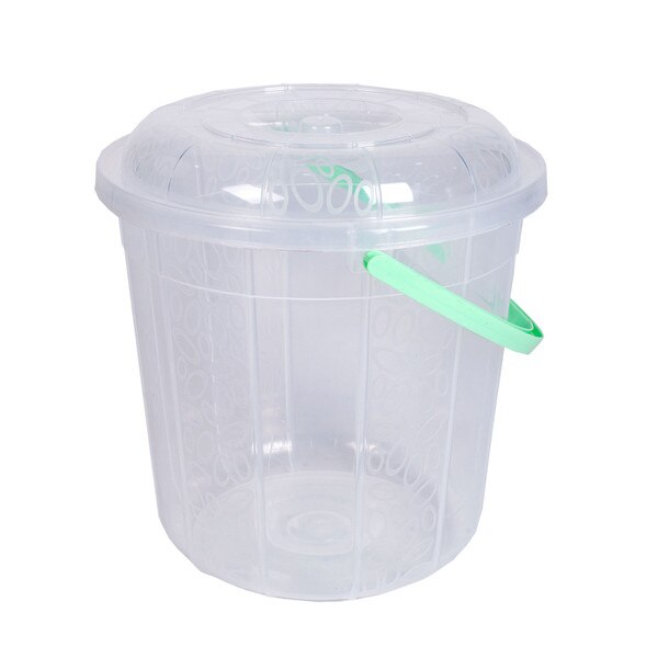 Sacvin | Healthy Living Trans Bucket 13 Ltr Milky Way - 6 Colour handles