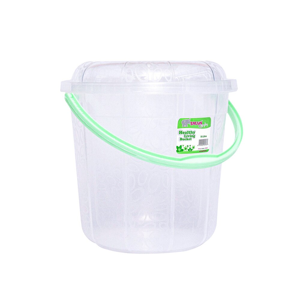 Sacvin | Healthy Living Trans Bucket 21 Ltr Milky Way - 6 Colour handles