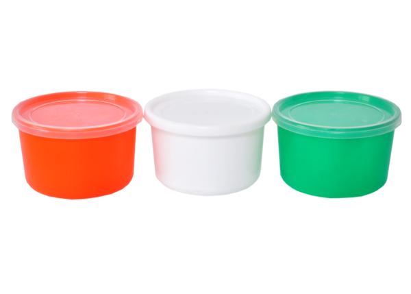 250 ml (moi moi) Colour Container with Transparent Cover